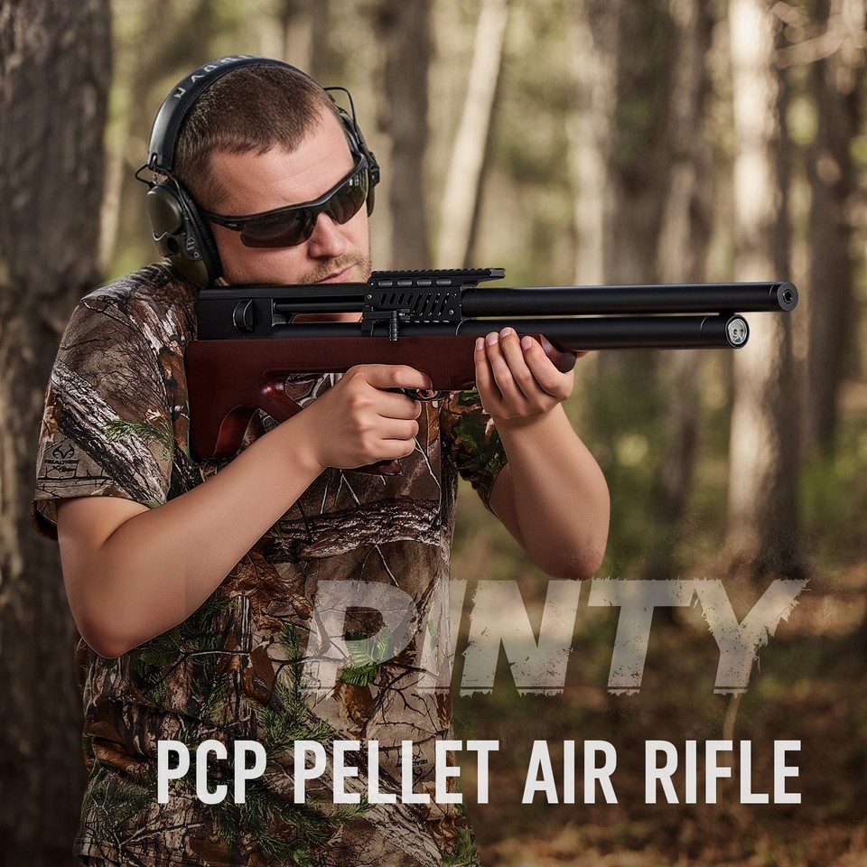 9 Pellet .25 Cal PCP Air Gun, High Power Air Gun Rifle for Picatinny ...
