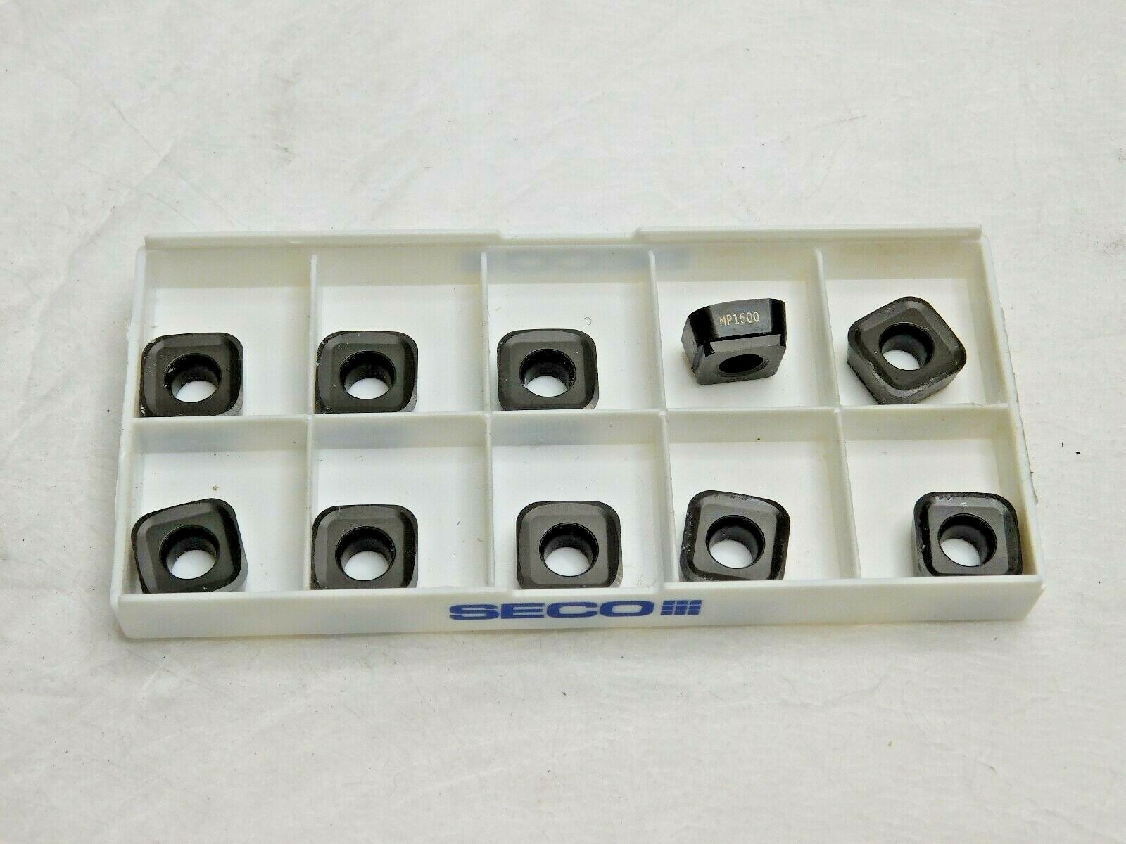 Seco Carbide Milling Inserts SCET120630T-MD16 Grade MP1500 Qty 10 42331 ...