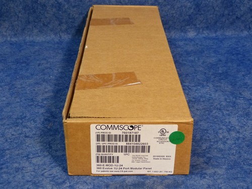 Commscope 760187187 360-E-MOD-1U-24 SYSTIMAX 360 Evolve 24-port flat ...