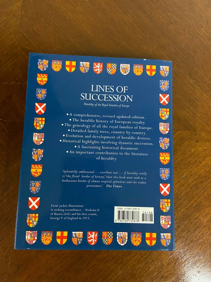 Lines of Succession: Heraldry of the Royal Families o... by Louda, Jiri ...