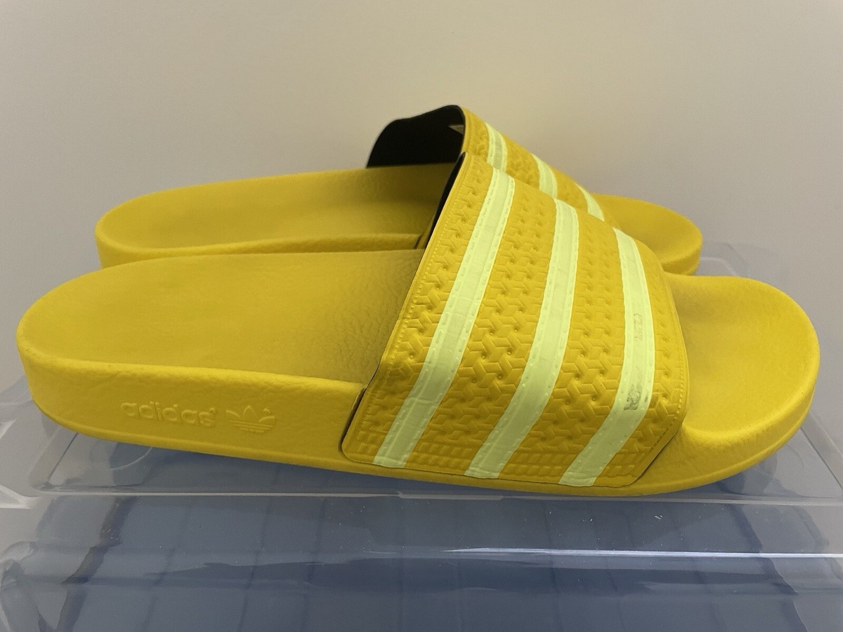 Yellow Adidas Sandals For Men