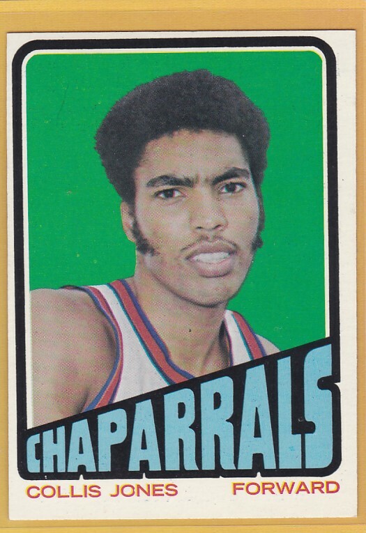 1972-73 TOPPS BASKETBALL COLLIS JONES #181 CHAPARRALS NM *75074 | eBay