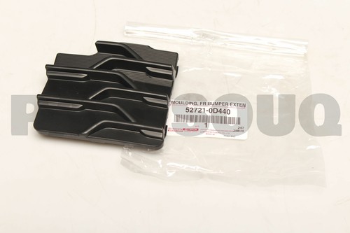 527210D440 Genuine Toyota MOULDING FR BUMPER 52721-0D440 | eBay
