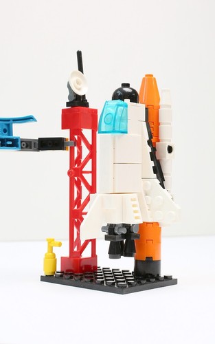 Building Blocks MOC Model Bricks Kids Toys Rocket launch base | eBay