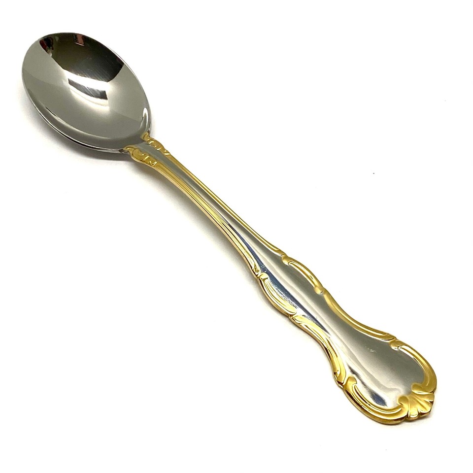 Cambridge MELINDA Stainless Gold Accent Silverware Flatware CHOICE | eBay