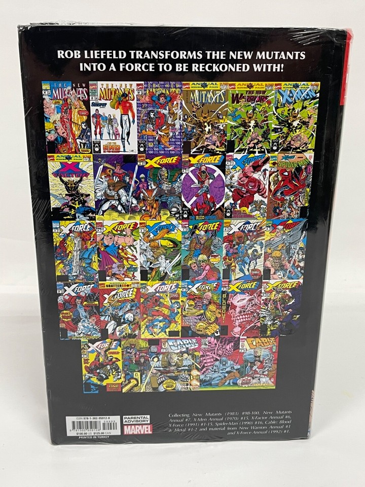 X-Force Omnibus ROB LIEFELD 1st ISSUE COVER Marvel Comics HC New Sealed ...