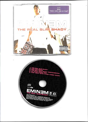EMINEM RARE MAXI CD THE REAL SLIM SHADY | eBay