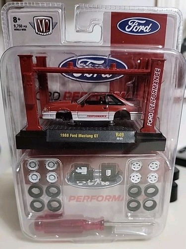 M2 Machines Model Kit 1988 Red Ford Mustang GT R49 22-21 Ford ...