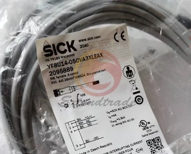1PC New SICK YF8U14-050VA3XLEAX 2095889 Proximity switch cable | eBay