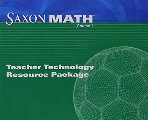 Saxon Math Course 1 Ser.: Saxon Math Course 1 : Teacher Technology Pack ...