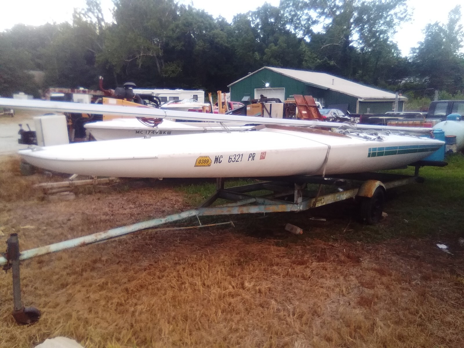 NICE E SCOW RACING SAILBOAT & PARTS | eBay