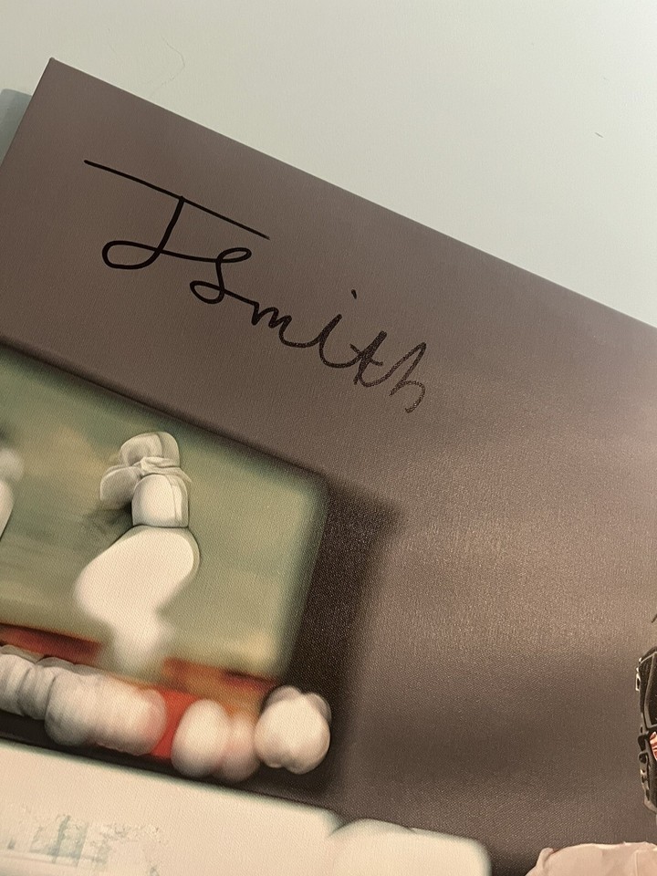 Jeremiah Smith Signed Autograph Huge Ohio State 24x36 Canvas Collectors ...