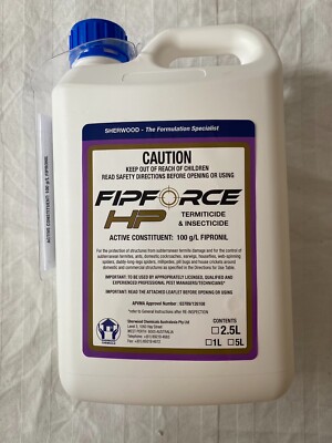 2.5L - Fipforce (FIPRONIL) HP Termiticide & Ants (Fire ants) | eBay ...
