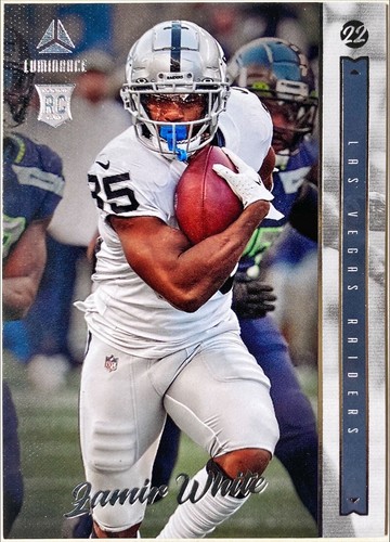 2022 Panini Chronicles Luminance Jamir White Canvas Silver Foil Rookie ...
