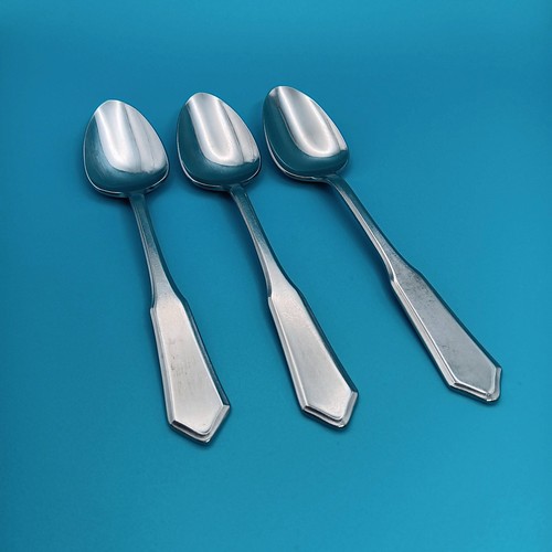 Rogers International Silver Stainless Oval Soup Spoons MADISON S/3 Japan 7 1/8" | eBay