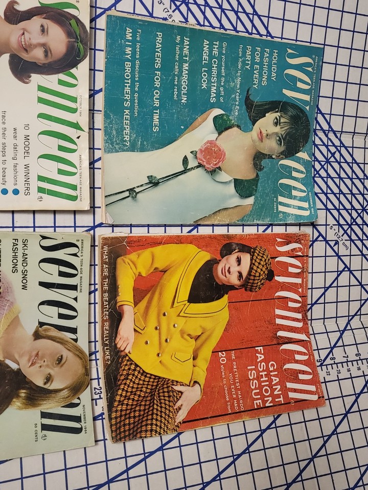 1964 SEVENTEEN Magazine Lot Of 4 Americas Teen Magazine | eBay