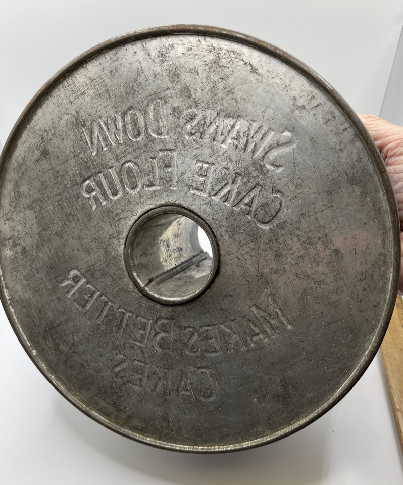 Original Vintage 9” Swans Down Angel Cake Tin Pan | eBay
