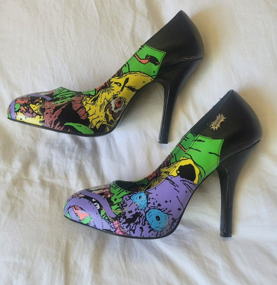 Demonia Zombie 03 Monster Womans heels Size 7 Rare Goth Horror Costume ...