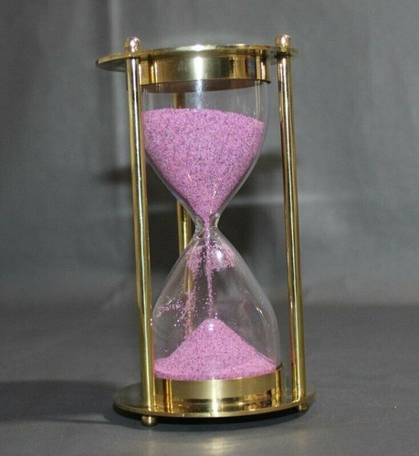 4'' Brass Sand Hour Glass Vintage Watch Antique Sand Timer Home Desk ...