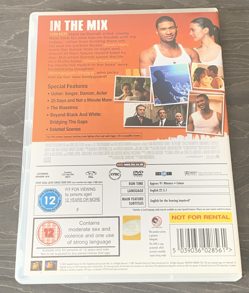 In The Mix - DVD, Usher | eBay