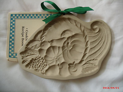 BROWN BAG COOKING ART 2001 "CORNUCOPIA" MOLD NEW WITH RECIPE BOOK | eBay