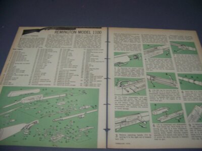 HISTORY - REMINGTON MODEL 1100 SHOTGUN..HISTORY/EXPLODED VIEW..RARE ...