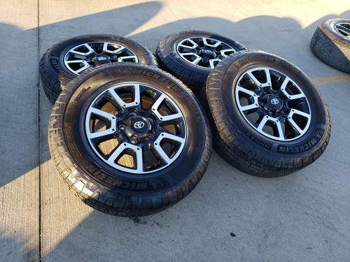 18" Toyota Tundra Sequoia TRD PRO black OEM wheels rims 5x150 tires ...
