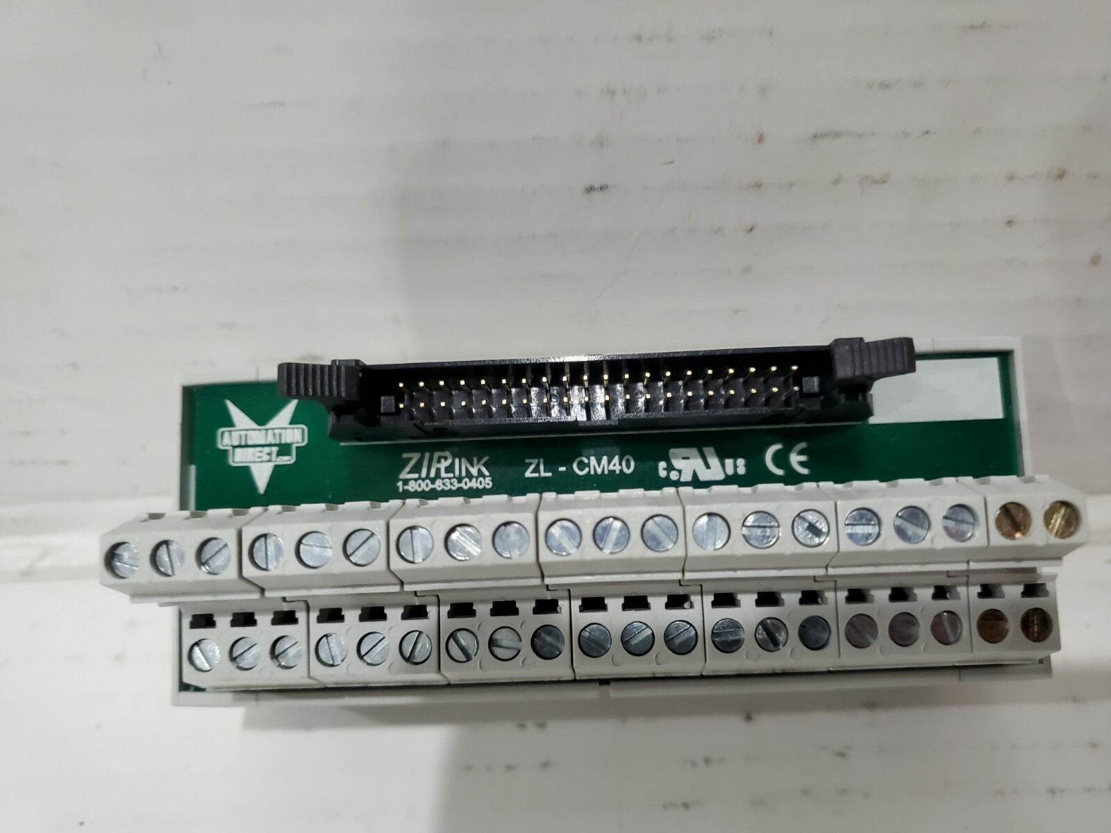 Automation Direct ZIPLINK 40 Pole Connector Module Zl-cm40 ZLCM40 for ...