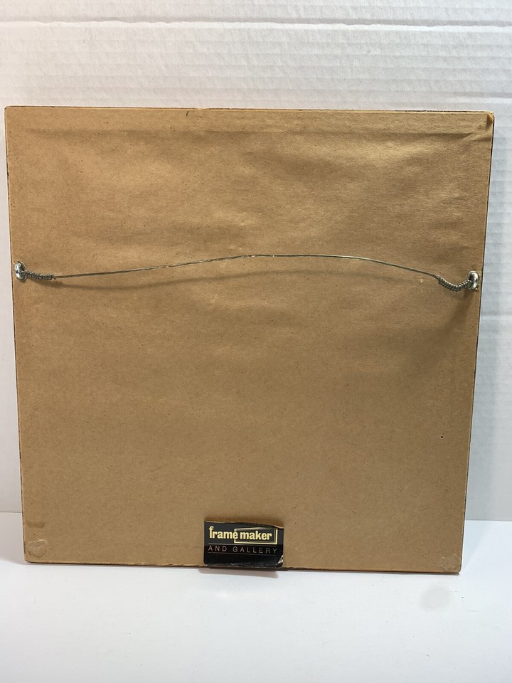 VTG 1990 D Morgan Framed Art Print "I Can't Imagine…” Cats Friends | eBay