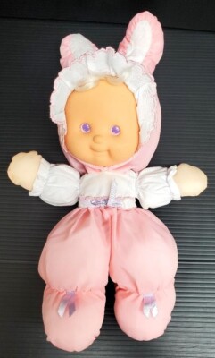 Fisher Price Puffalump Kids Baby Doll Pink Bunny Rabbit Ears | eBay
