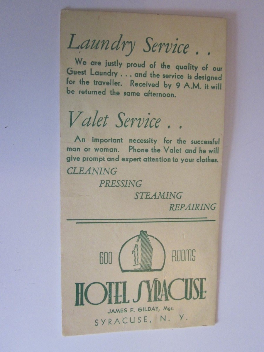 Syracuse Laundry Service