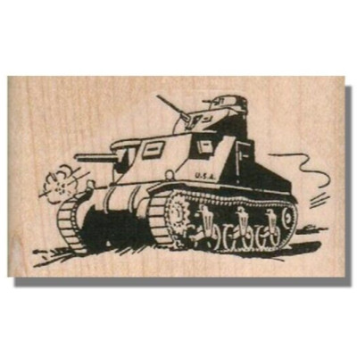 NEW Wood Rubber Stamp, MILITARY TANK, War, Peace,Gun,Patriotic,USA ...