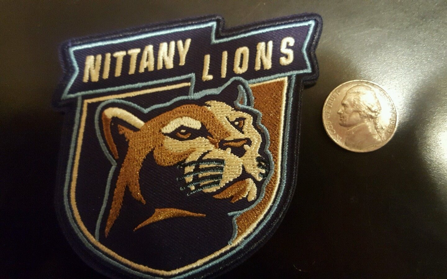 Penn State University Nittany lions embroidered iron on patch 3" | eBay