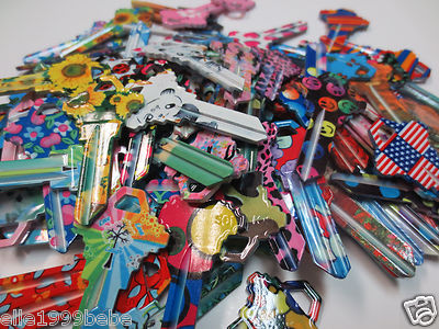 Lot 100 pcs SC1 Color Designer Key Blank Blanks for Locksmith New | eBay