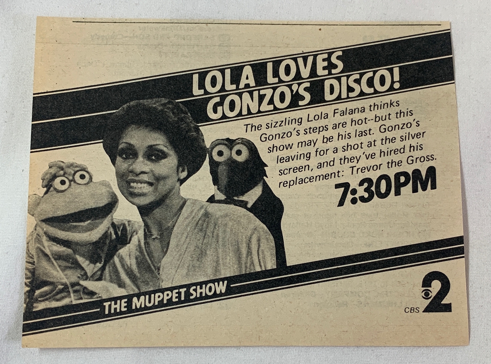 1980 CBS tv ad~ THE MUPPET SHOW Lola Falana | eBay