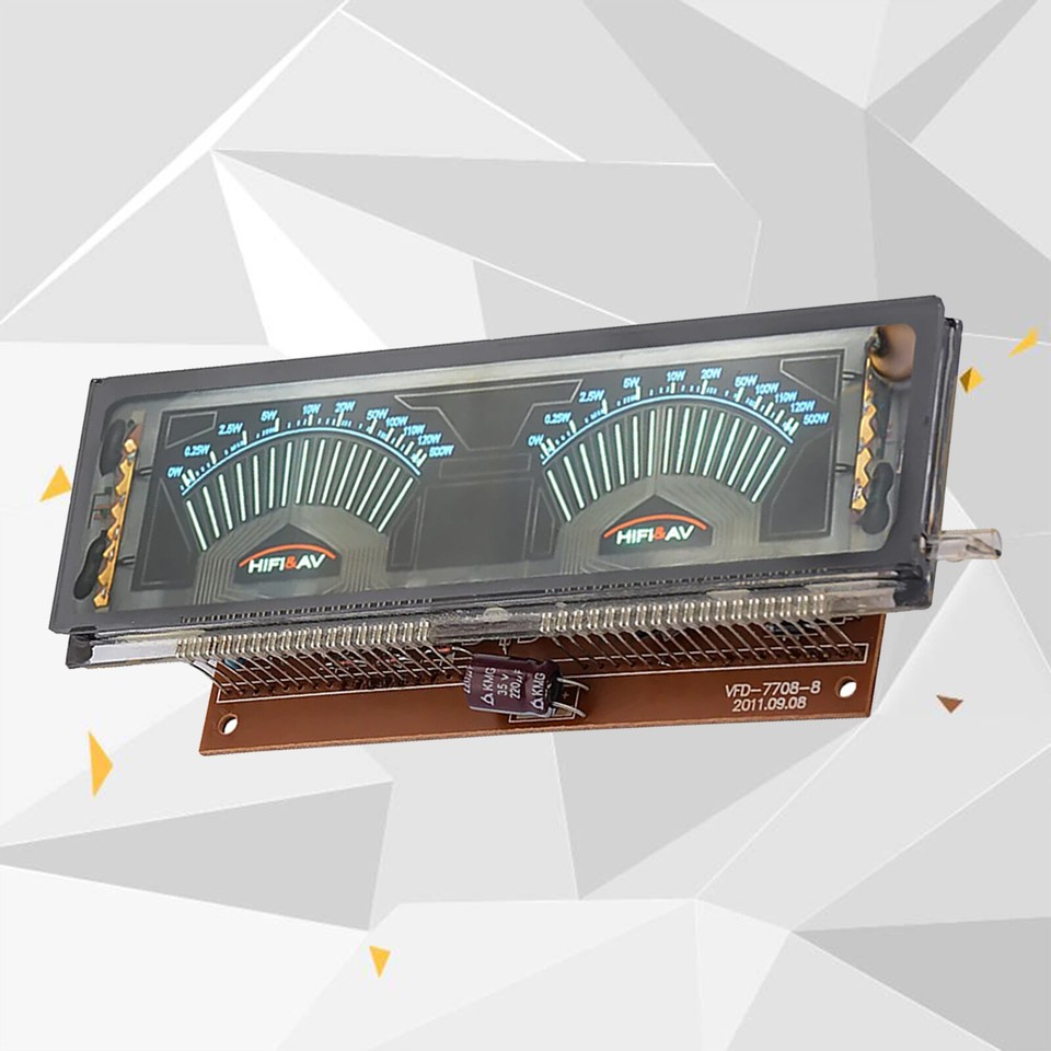 VFD Vacuum Fluorescent Display Music Audio Spectrum VU Level Meter ...