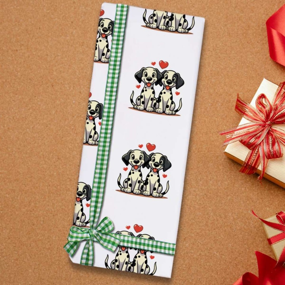 'Cute Dalmation Best Friends' Gift Wrap / Wrapping Paper / Gift Tags ...