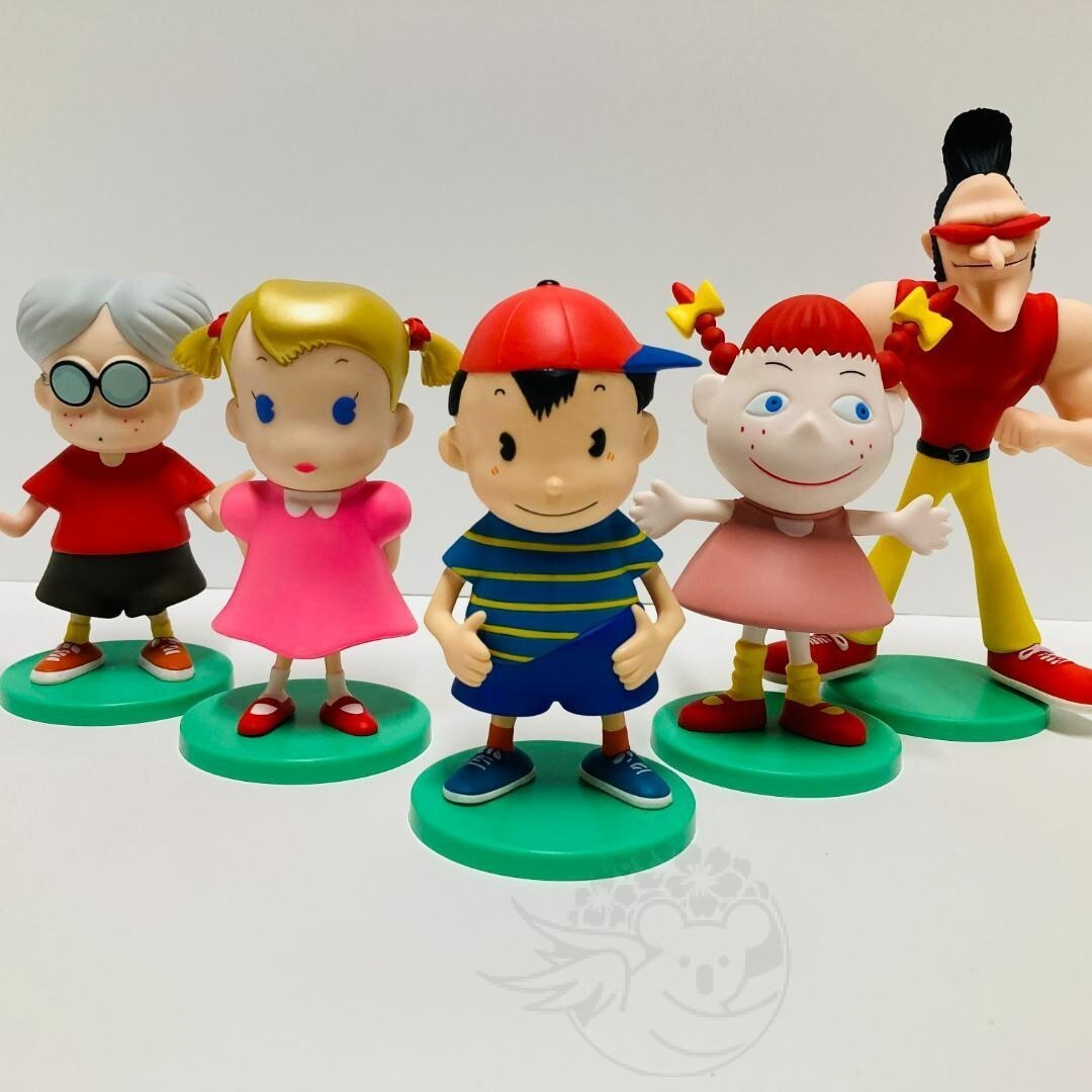 MOTHER Earthbound Toys Figure Collection ninten ana lloyd teddy pippi ...