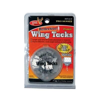 HME Products Reflective Wing Tack (25 Pack)- White 25 Pack | eBay