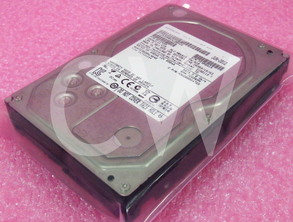 HUA723020ALA640 Hitachi 2TB 7200RPM 6Gbps 3.5" SATAIII HDD Hard Drive ...