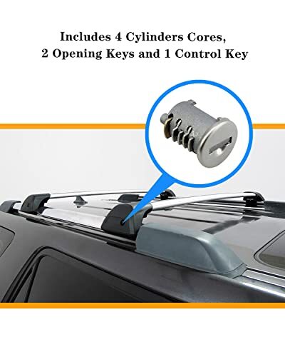 4 Pack Lock Cylindersfor Yakima Car Rack System Components Includes 4 ...