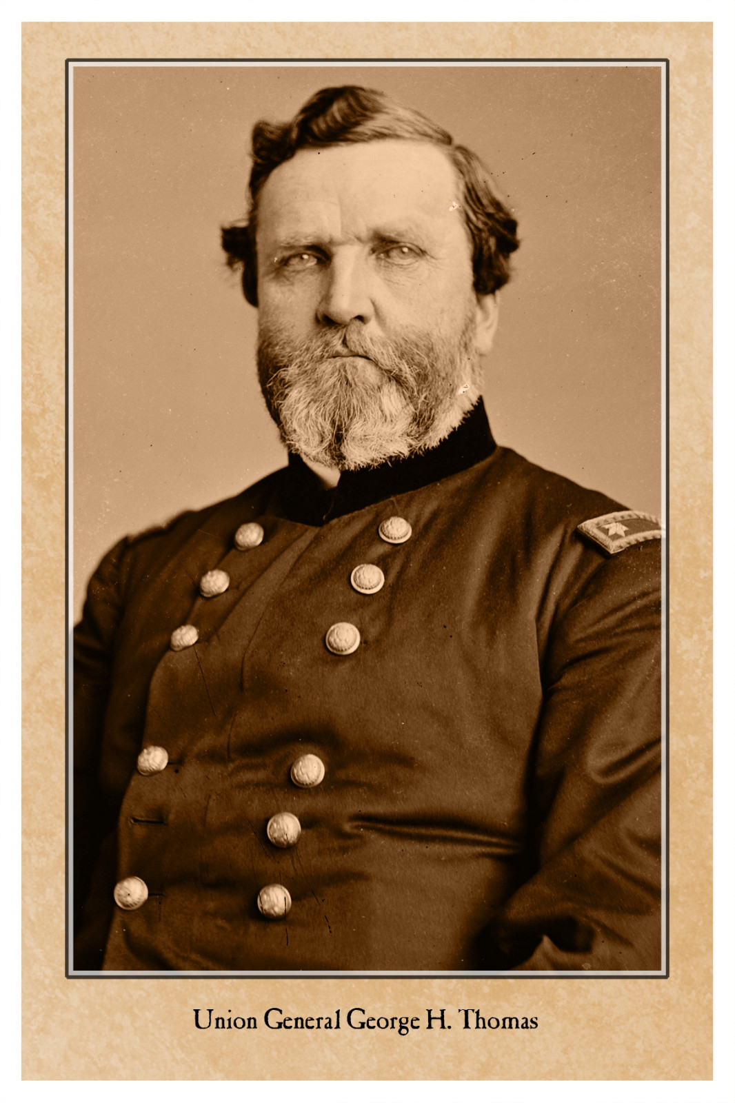 GEORGE H. THOMAS Union General Civil War Vintage Photo RP Card CDV | eBay