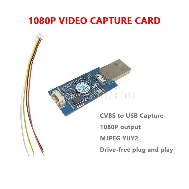 CVBS to USB capture Analog signal to digital USB camera module UVC free ...