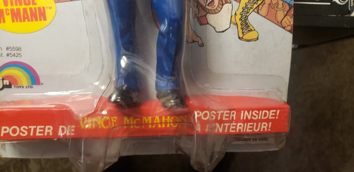 Vince Mcmahon MOC LJN wwf rubber action figure titan sports | eBay