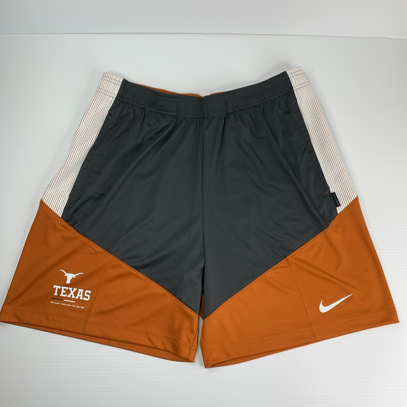 Texas Longhorns Nike Mens Size L Large Shorts On Field Apparel NCAA DRI ...