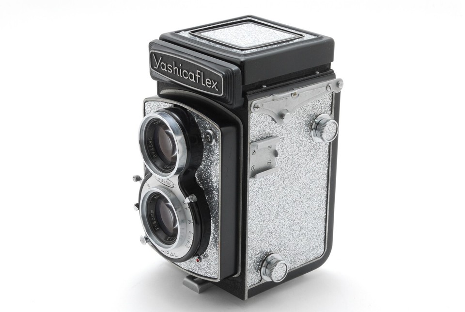 [MINT] YASHICA Yashicaflex Model AII TLR Film Camera Silver All works ...