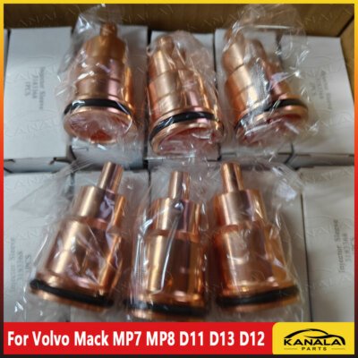 6PCS Fuel System Injector Sleeve For Volvo Mack MP7 MP8 D11 D13 D12 US ...