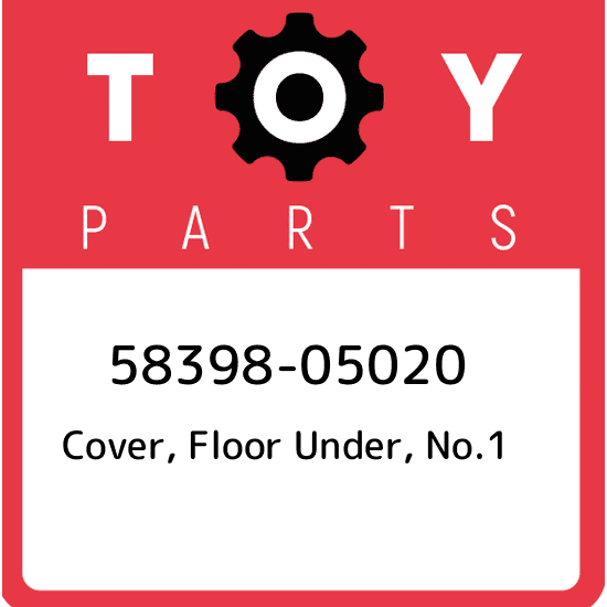 58398-05020 Toyota Cover, floor under, no.1 5839805020, New Genuine OEM ...