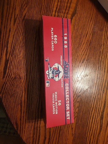 1988 SCORE BASEBALL, COMPLETE FACTORY SEALED SET 1-660, + 56 TRIVIA ...