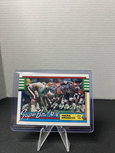 1990 Topps Football Card: Super Bowl XXIV - 49ers vs Broncos #3 - NFL ...
